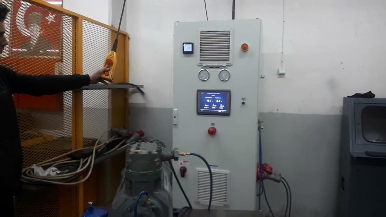 D3SC1-75X-AWM/D Copeland Pistonlu Kompresör Testi & D3SC1-75X-AWM/D ...