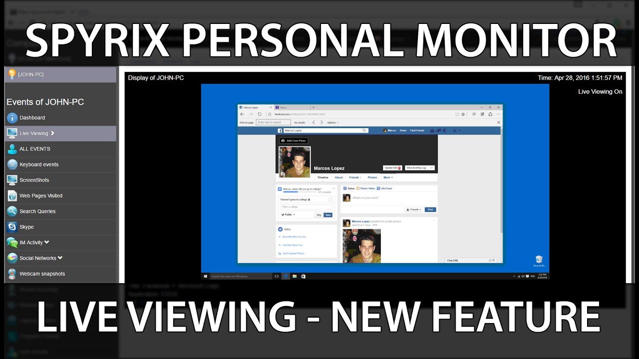 Live Viewing - Watching the screen in live mode! New feature in Spyrix ...