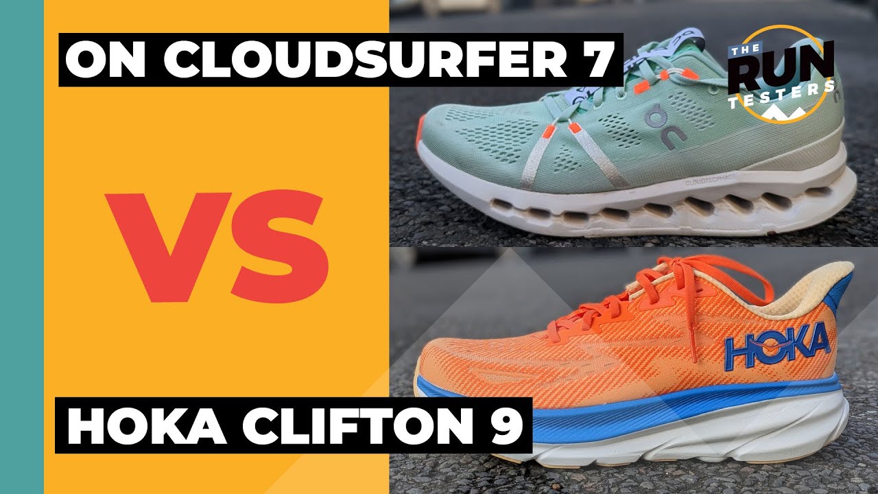 On Cloudsurfer 7 Vs Hoka Clifton 9 | We compare the two daily cushioned ...