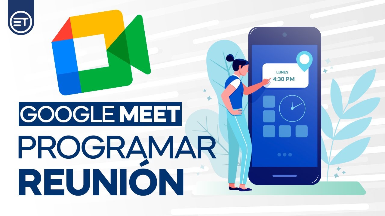Cómo PROGRAMAR una REUNIÓN en Google MEET para PROFESORES y ALUMNOS #EducaTutos - YouTube