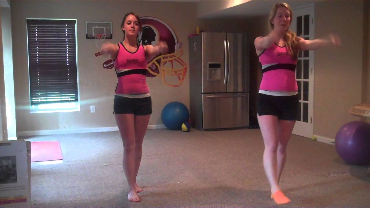 DHS Cheer - Push 'Em Back - YouTube