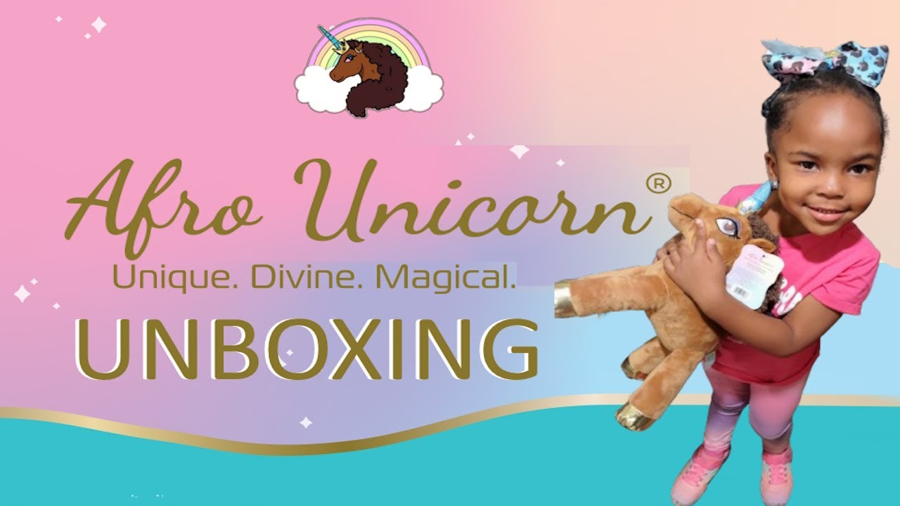 Afro Unicorn Unboxing #unboxingvideo #afrounicorn #unique #blackmomvlogs #magical #fypシ゚ #tots ...