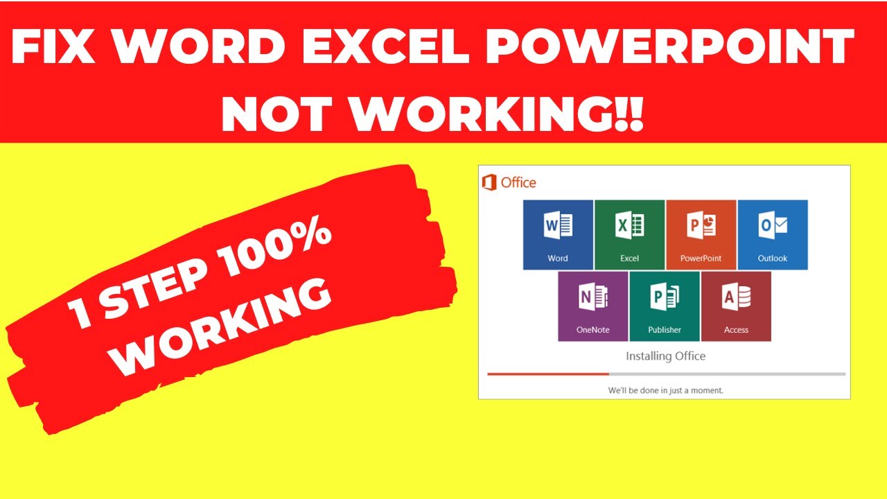 Fix Microsoft Office Word Not Working On Windows 11 10 2022 YouTube fix-microsoft-office-word-not-working-on-windows-11-10-2022-youtube