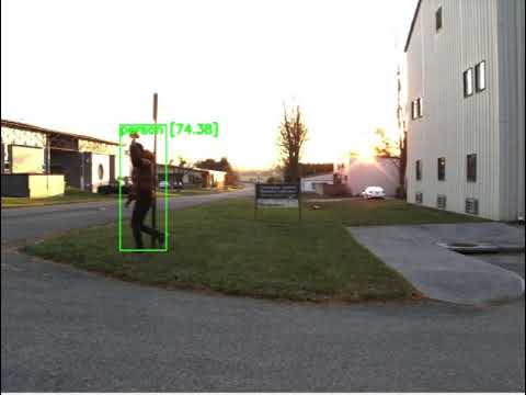 YOLO person classification & detection - YouTube