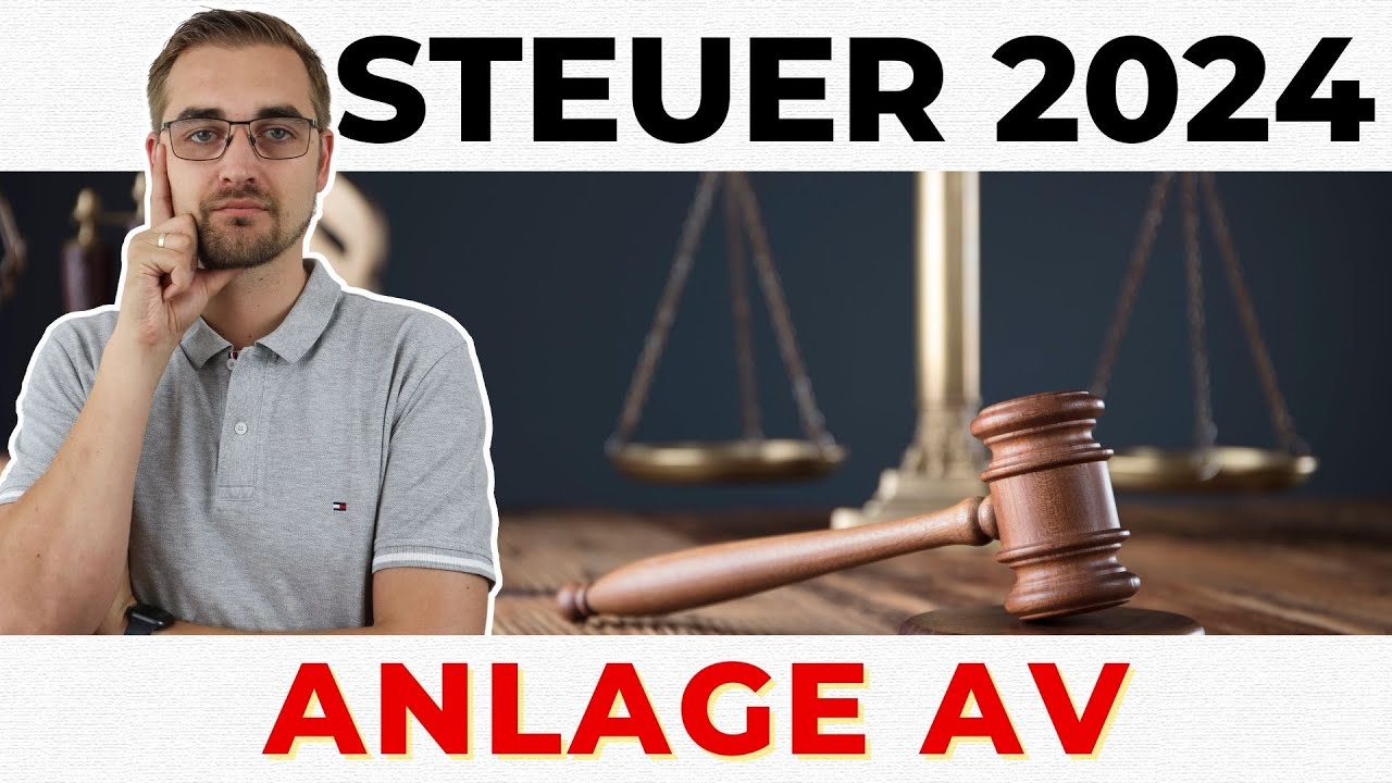 STEUERERKLÄRUNG 2024: ANLAGE AV AUSFÜLLEN! Anleitung für RIESTER und ALTERVOROSORGE! - YouTube