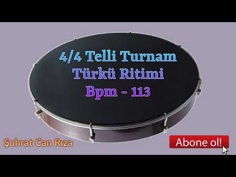 4\\4 TÜRKÜ Ritimi [ Telli Turnam ] BPM -113