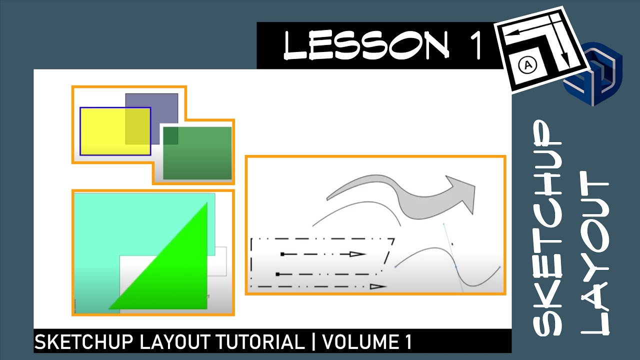 Sketchup Layout 1 - Introduction to Shape Style (2021!) - YouTube