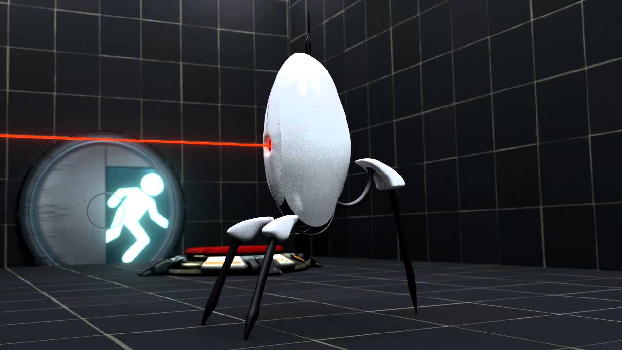Blender Portal Turret Animation - YouTube