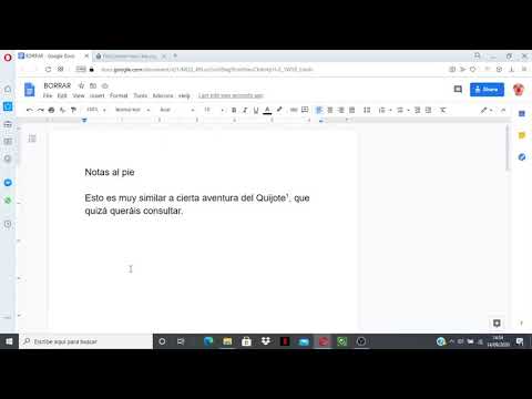 Cómo insertar notas al pie en Google Docs - YouTube
