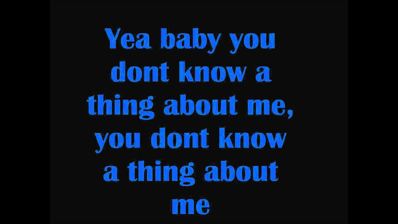 Mr. Know it all- Kelly Clarkson [Lyrics] - YouTube