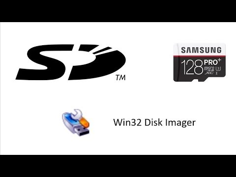 How to write a disk image to an SD card - YouTube