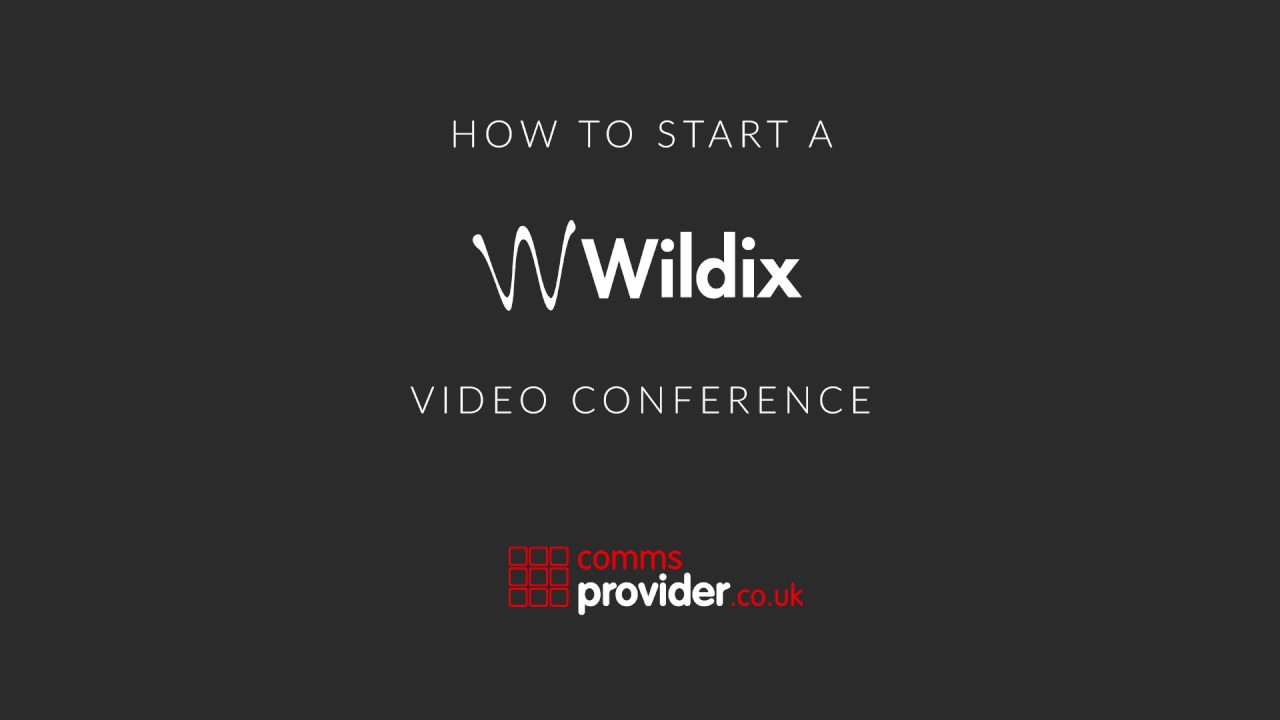 Wildix collaboration guide on how to start a video conference - YouTube