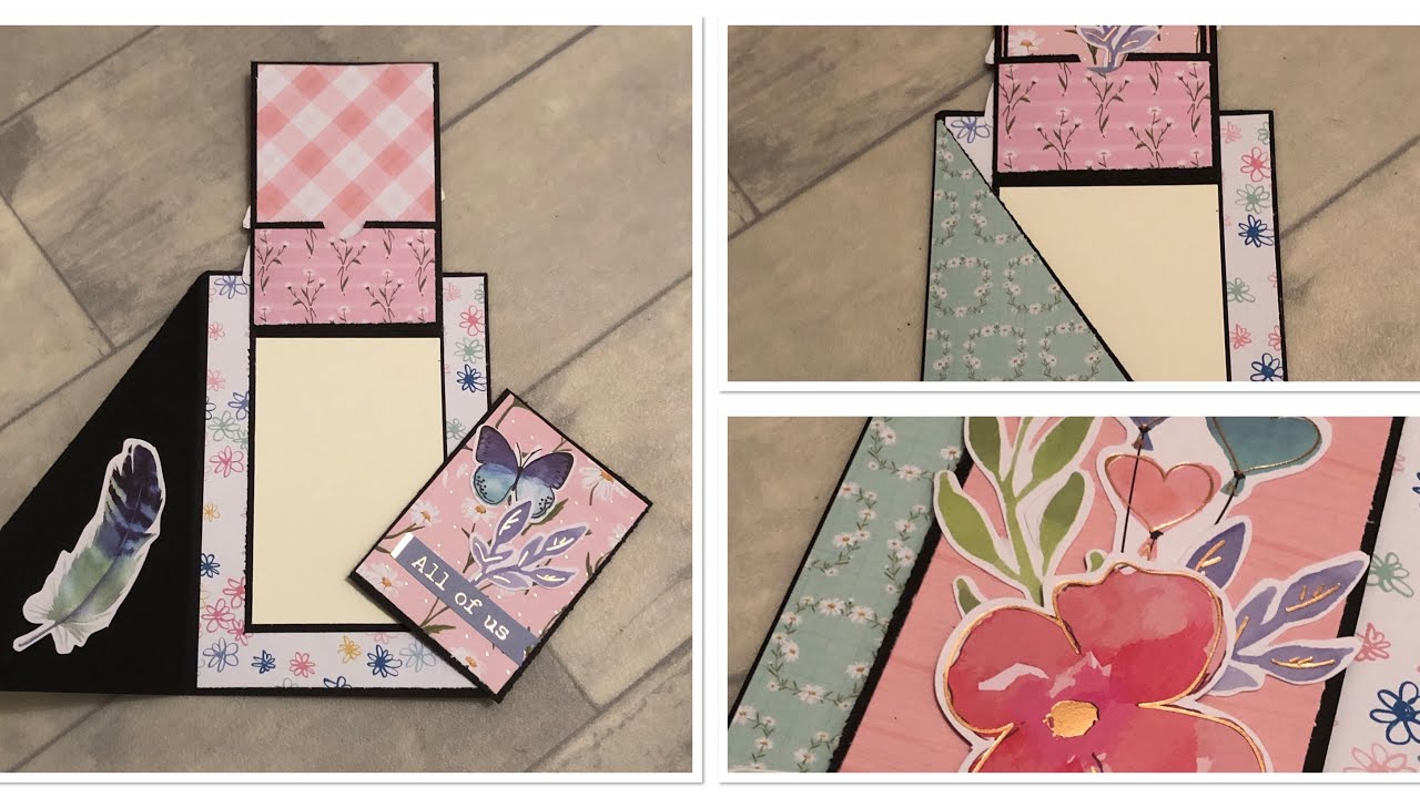 tuto carte pliage originale pour offrir carte cadeau / FACILE - YouTube