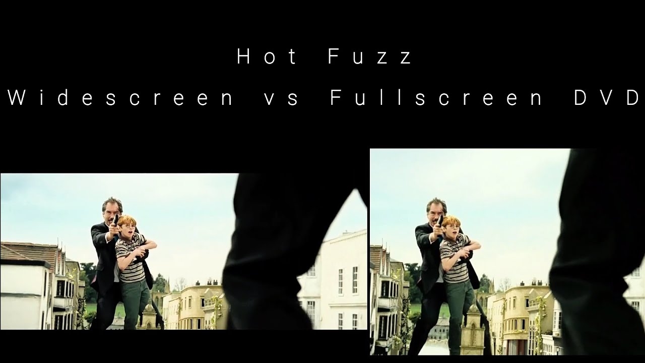 Final fight scene | Hot Fuzz | Widescreen vs Fullscreen DVD - YouTube