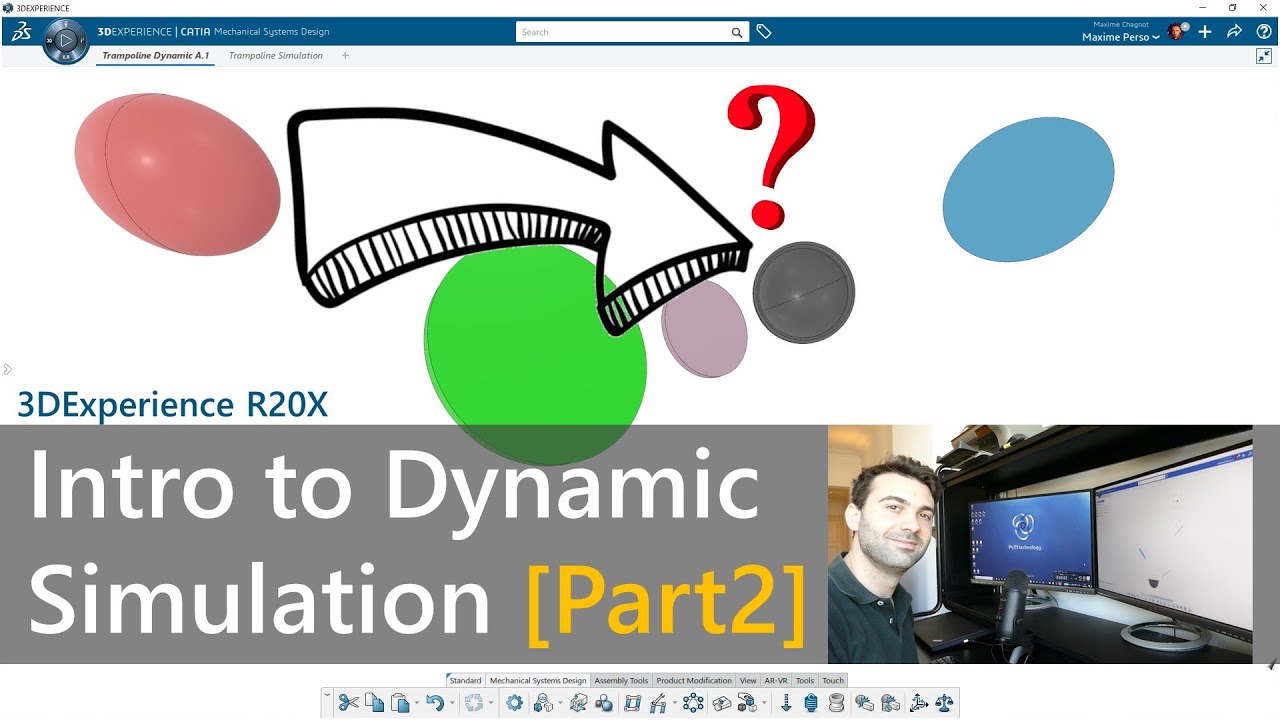 Introduction to Dynamic Simulation [Part 2] CATIA 3DExperience R20x ...