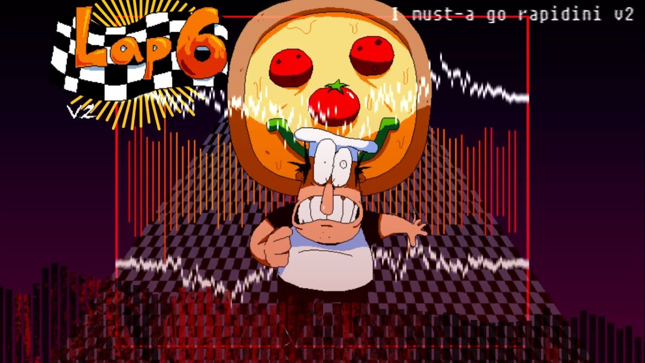 Pizza Tower Lap 6+ | I must-a go Rapidini V2 (UST) - YouTube