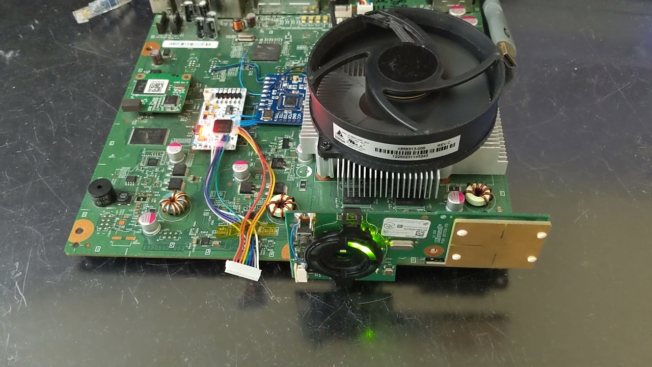 RGH1.2 V2 on TRINITY SLIM XBOX 360! - YouTube