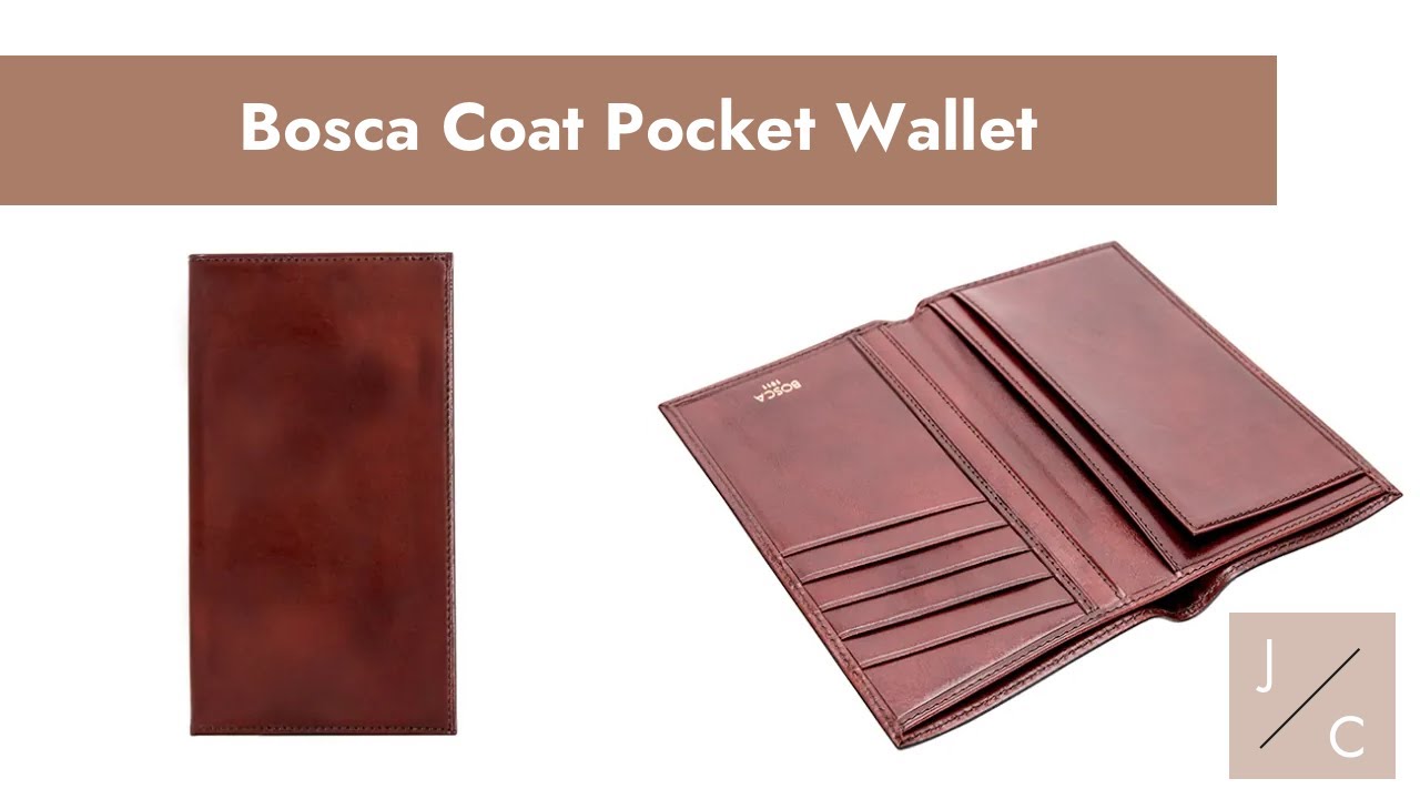 Bosca Coat Pocket Wallet - YouTube