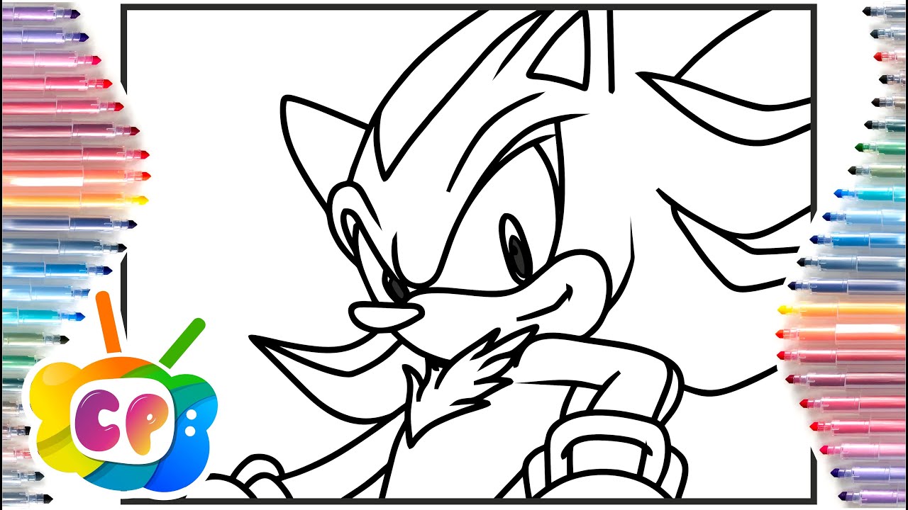 Haw to draw Shadow Sonic / Shadow coloring page / Elektronomia - Energy ...