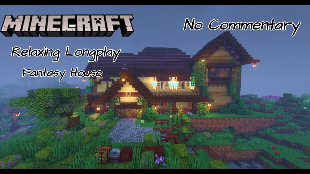 Minecraft Relaxing Longplay -Fantasy House - Cozy Build (No Commentary ...