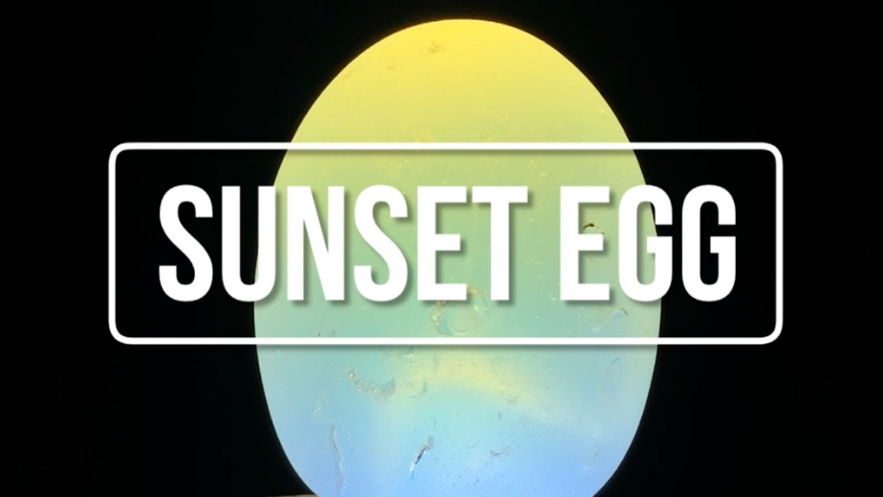 One Minute Science | Sunset Egg - YouTube