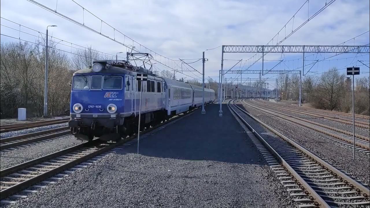 EP07-1036+IC SWAROŻYC (PKP INTERCITY) do stacji Szczecin Główny - YouTube