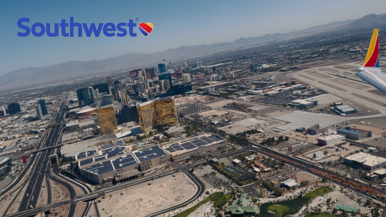 Runway 26R Takeoff Las Vegas | Southwest 737 MAX 8 - YouTube