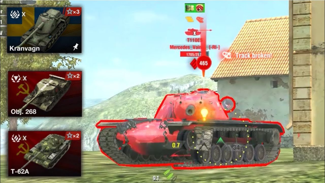 How To Ammorack T110E5 American Tank || WoT Blitz - YouTube