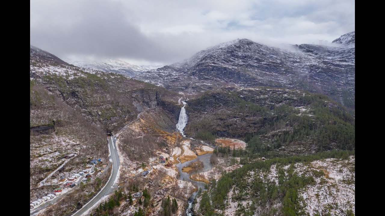 Fossen Bratte tidlig januar 2020 - YouTube