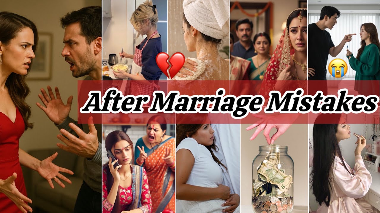 8 Biggest Mistakes To Avoid After Marriage 😭 🙏🏻 | Marriage Problems ...