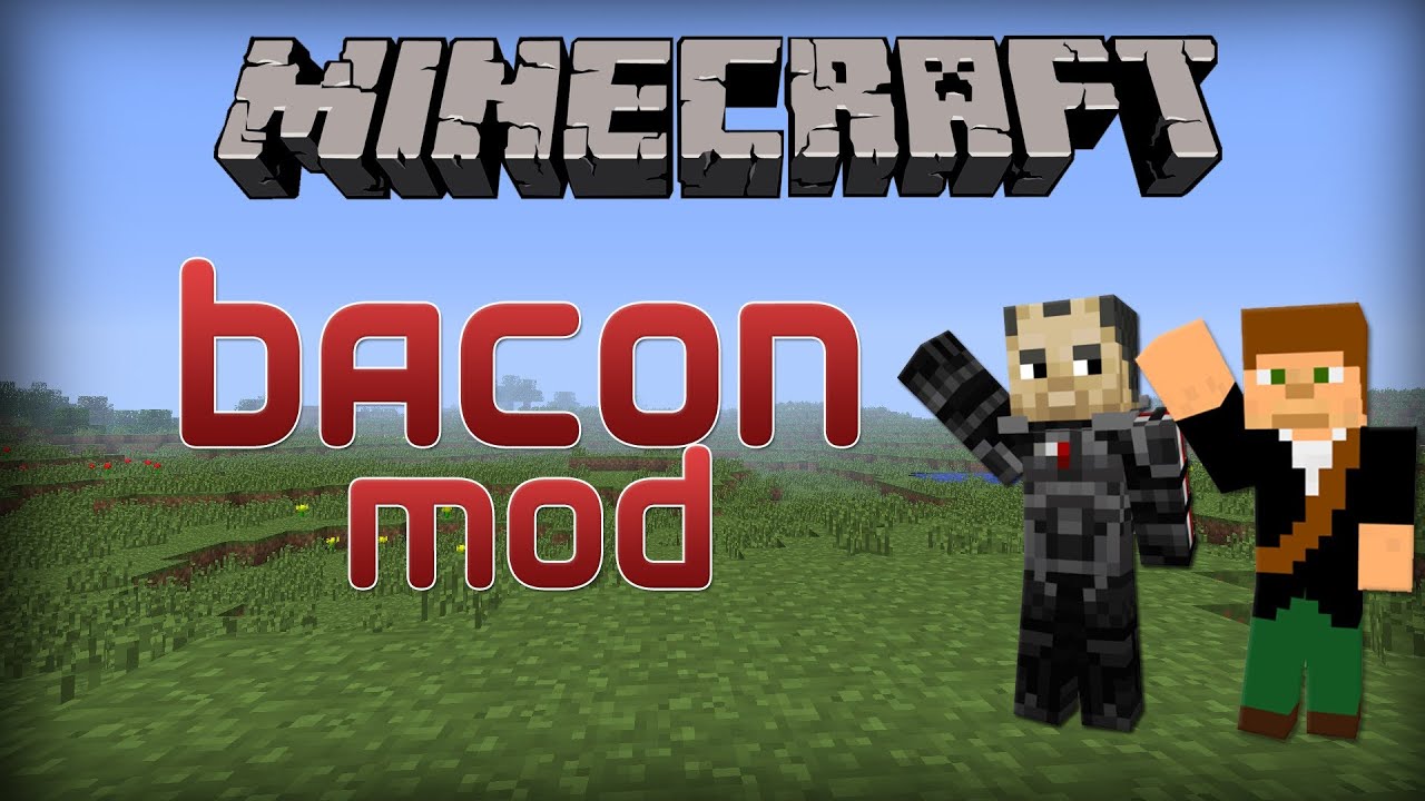 Minecraft- Bacon Mod (1.2.5) - YouTube