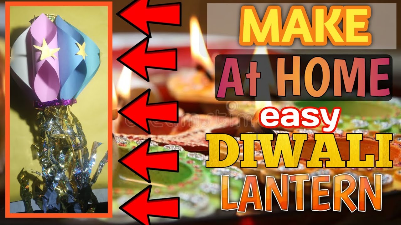 DIY Diwali Lantern: Create Magical Paper Lanterns at home - YouTube