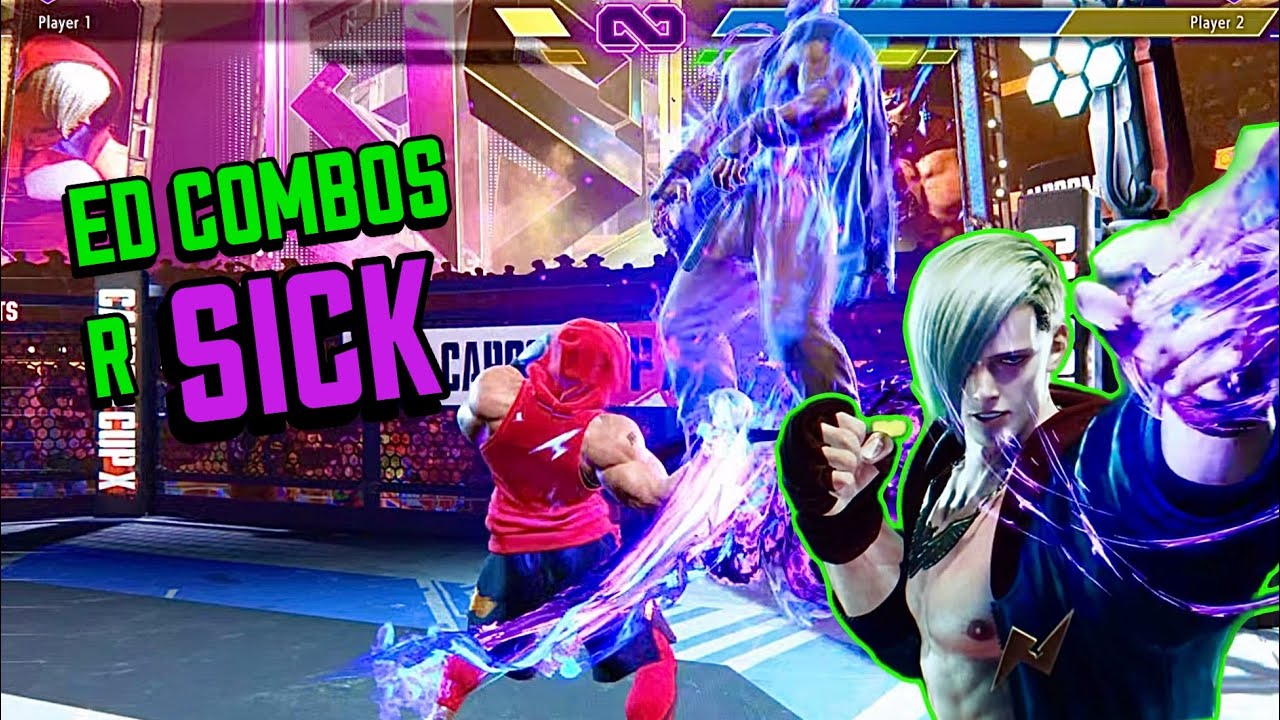 StreetFighter 6 ~ Epic ED SF6 COMBO’S 🔥 - ED's DAMAGE is CRAZY [ AKUMA ...