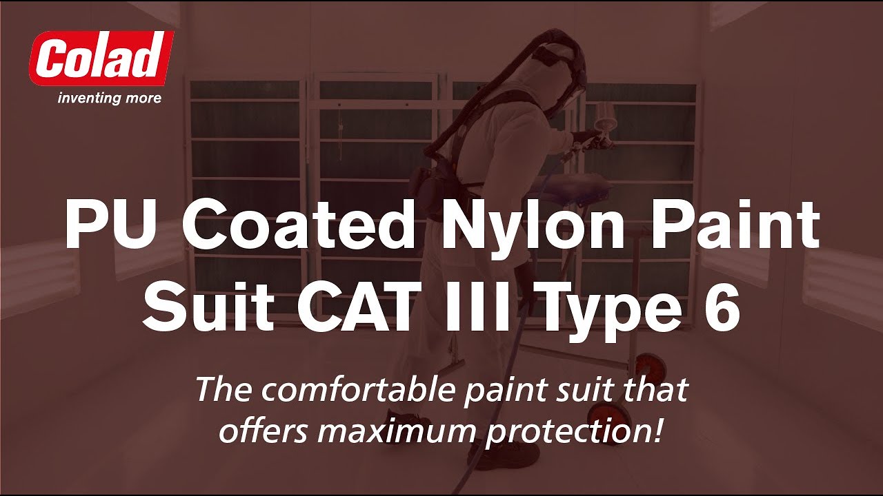 PU Coated Nylon Paint Suit - Cat III Type 6 - YouTube