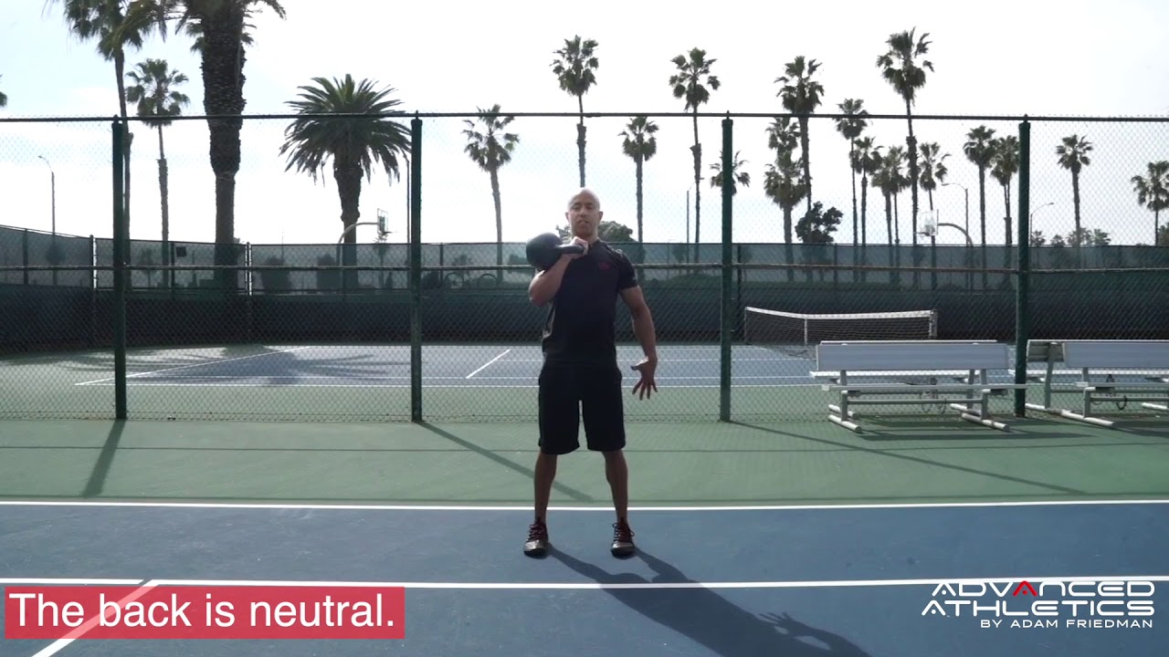 Kettlebell Single Arm Swing Clean - YouTube