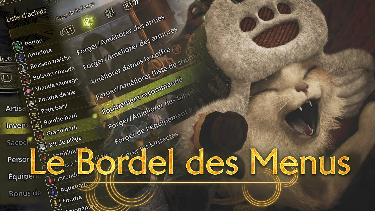 Guide d'utilisation des Menus de Monster Hunter Wilds (sans prétention ...