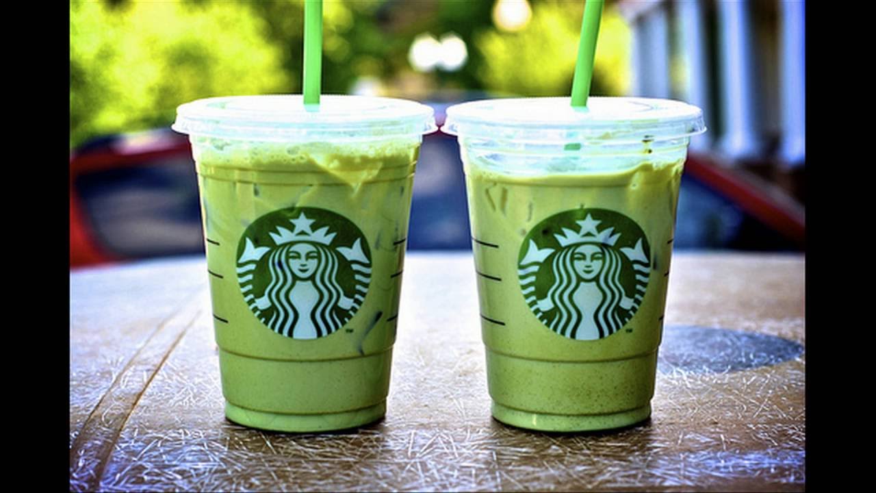 Cách pha matcha latte theo công thức của Starbucks - YouTube