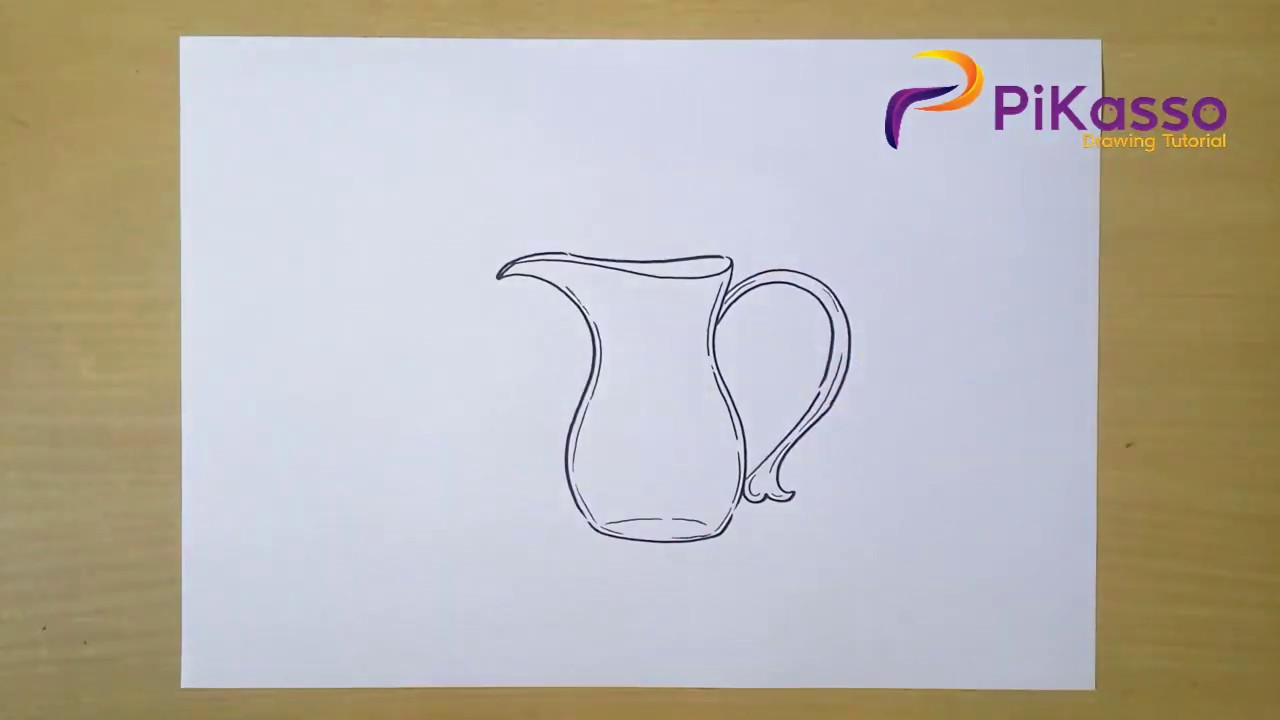 Jug Drawing Tutorial - Easy and Simple - YouTube