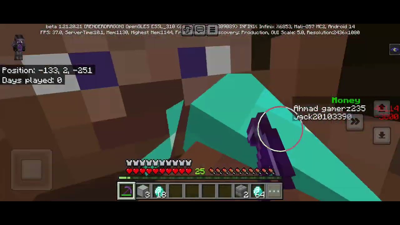 Ahmed and sister Minecraft ore simulator - YouTube