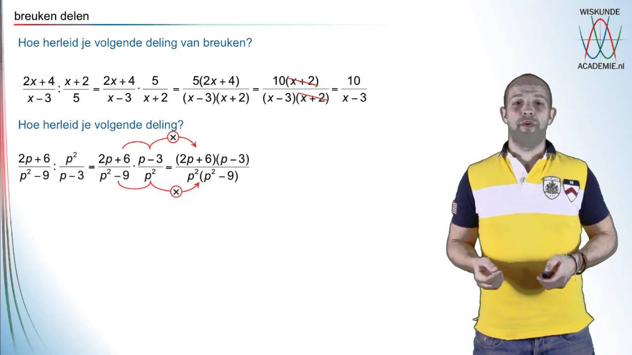 Breuken - letterbreuken delen deel 2 - WiskundeAcademie.nl - YouTube