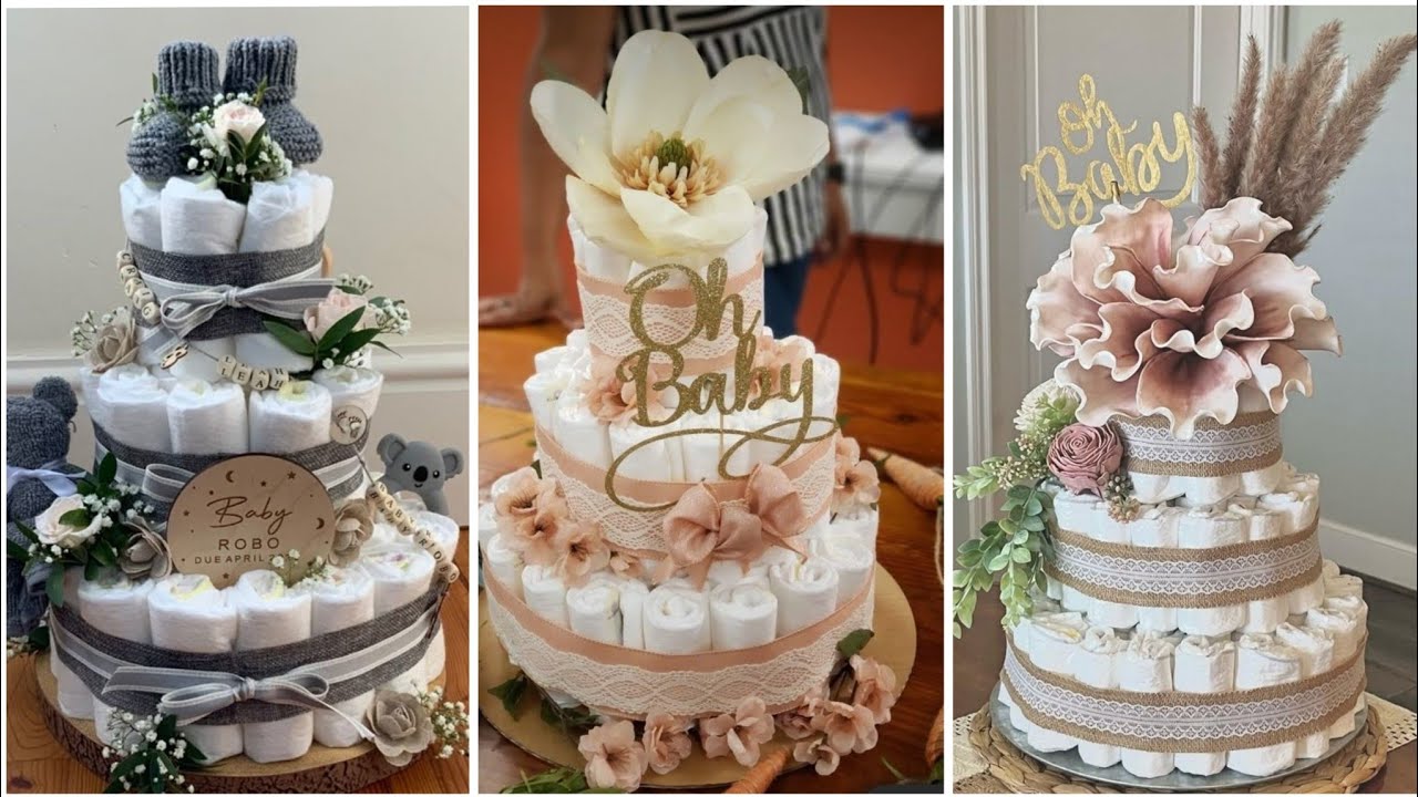 160+ Amazing Diapers Cake Ideas // Latest Diapers Cake Designs # ...