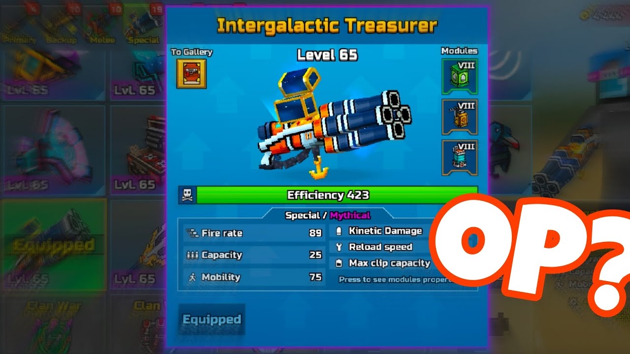 Intergalactic Treasurer Fast Review,Best Weapon In Small Maps? | PG3D ...