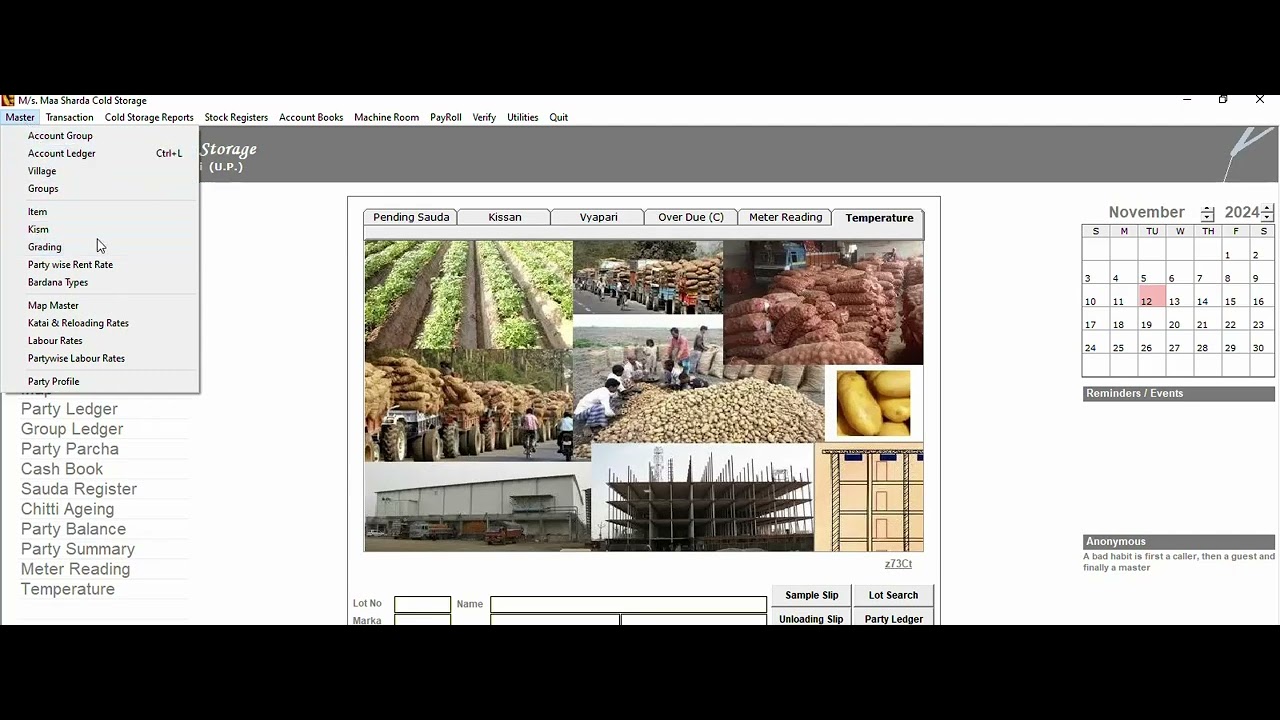 Cold Storage Software - YouTube