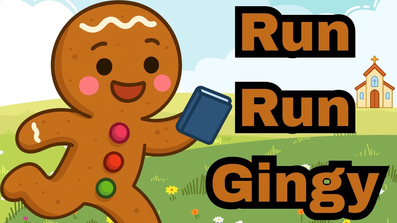 Run Run Gingy | Christmas Bible Song for Preschool & Sunday School 🍪📖 ...