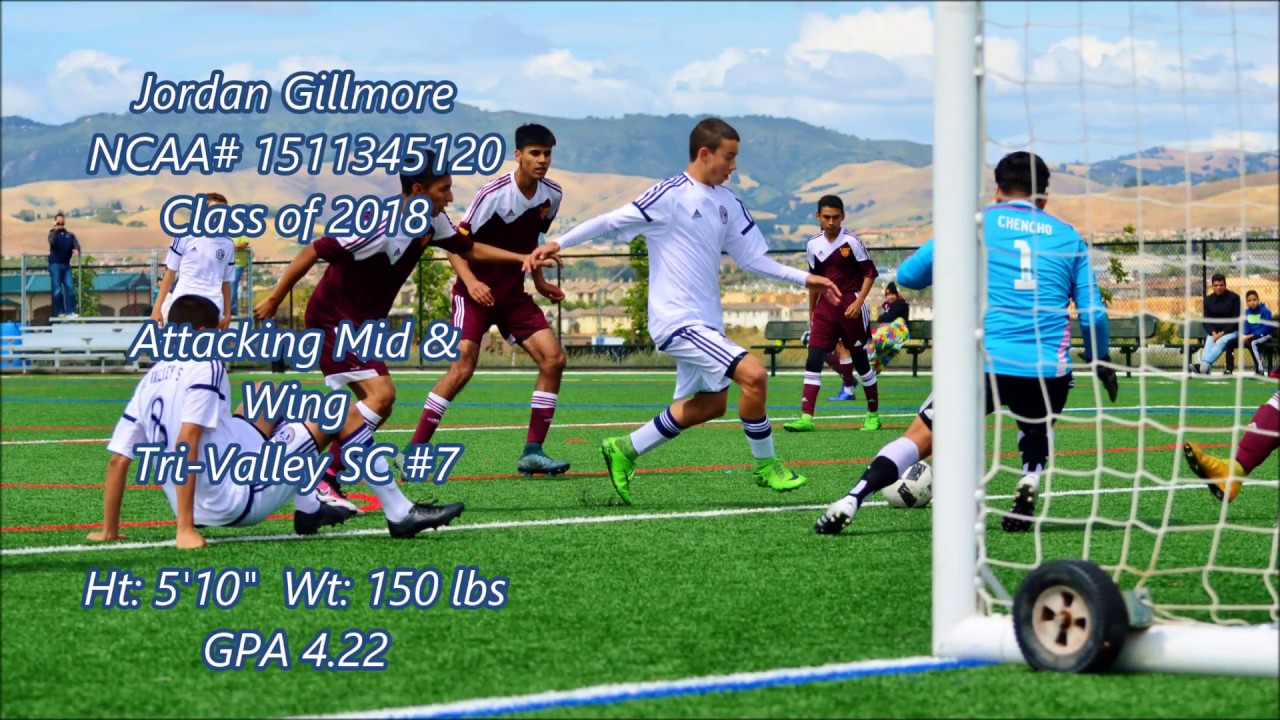 JORDAN GILLMORE College Soccer Recruiting Video - Class of 2018 (HD ...