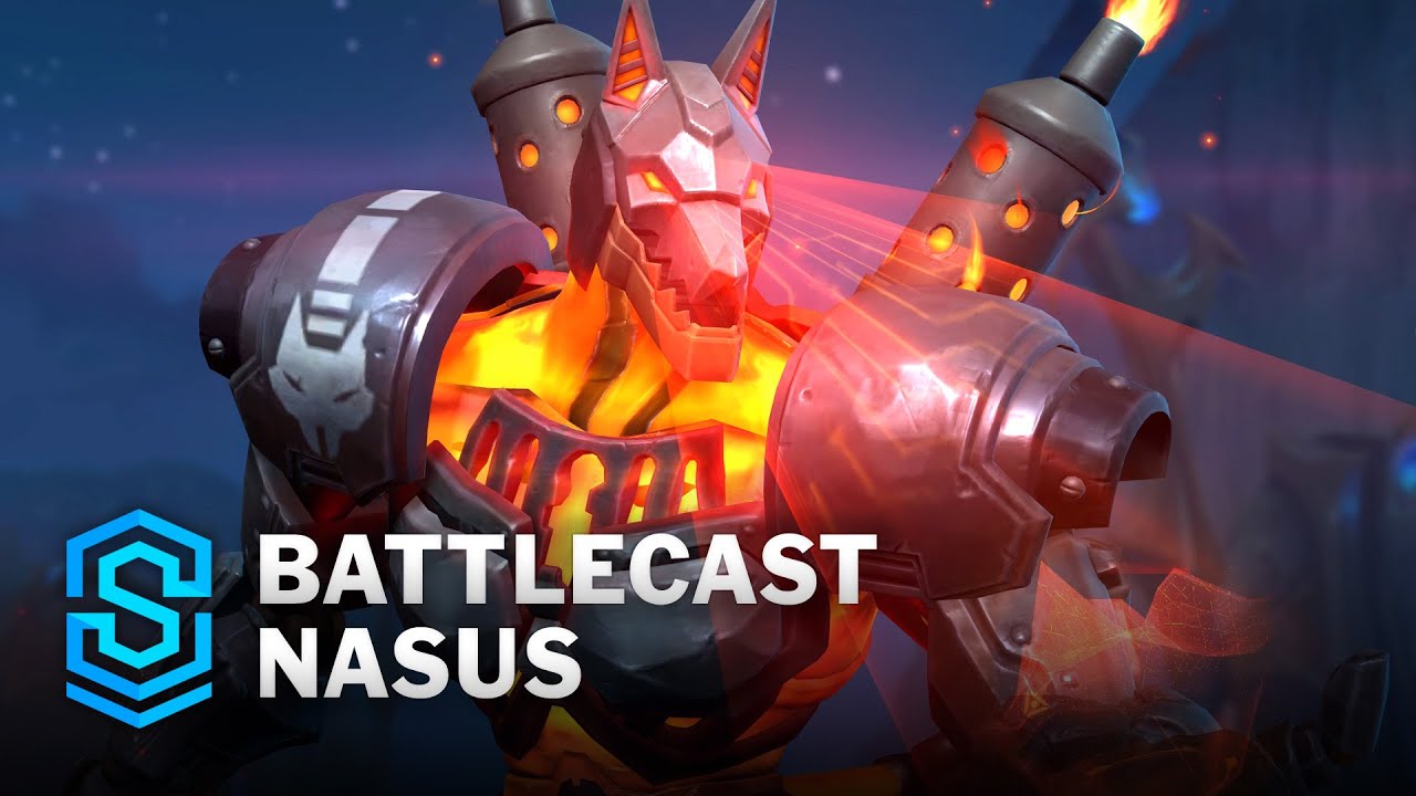 Battlecast Nasus Wild Rift Skin Spotlight - YouTube
