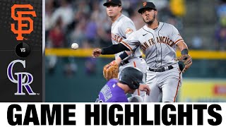Giants vs. Rockies Game Highlights (9/20/22) | MLB Highlights by @MLB - eDayFm
