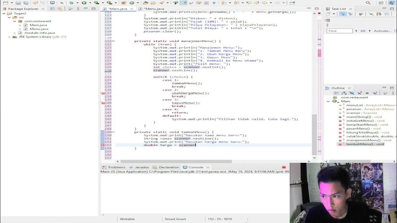 Tugas 2 pemrograman berbasis desktop - YouTube