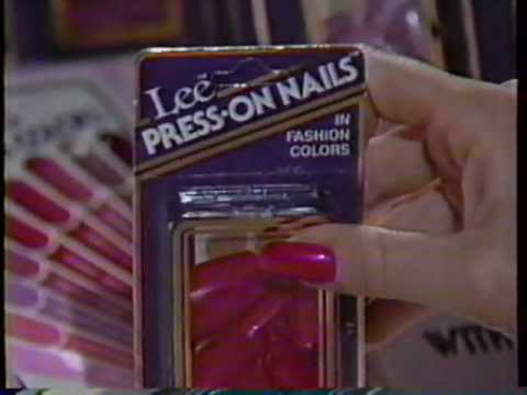 Lee Press on Nails commercial 1987 - YouTube