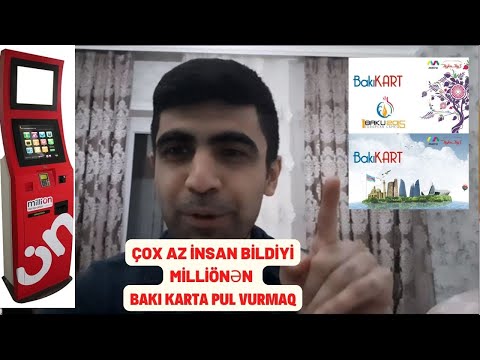 ÇOX AZ İNSAN BİLDİYİ MİLLİÖNƏN BAKI KARTA PUL VURMAQ